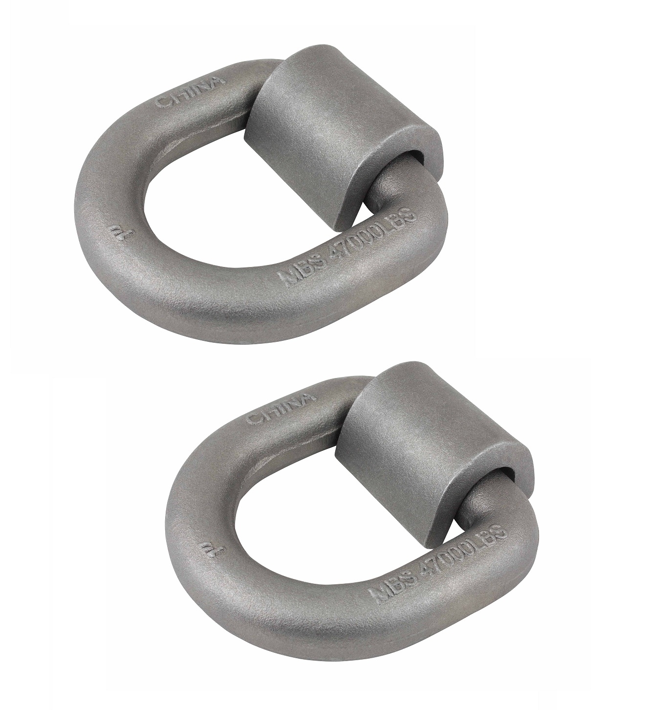(2 Pack) 1" Heavy Duty Weld-On Forged D Ring 47,000 Lbs | eBay